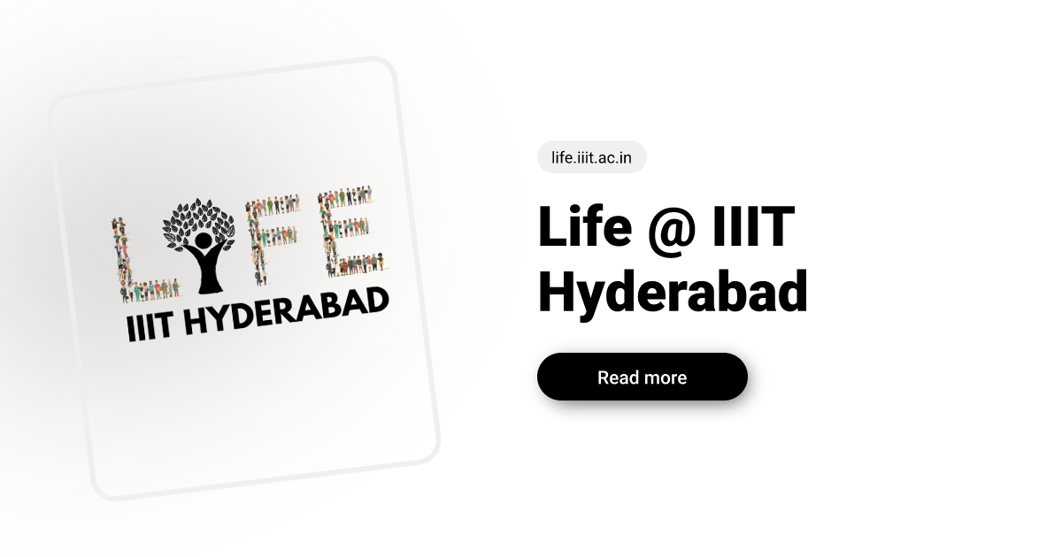 Home | Life @ IIIT-H